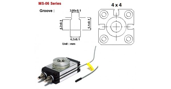 Sensor Magnético MS-06-R-1M ou MS-FD-14-R